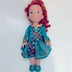 Disney | Toys | Disney Merida Doll With Teal And Gold Dress | Poshmark